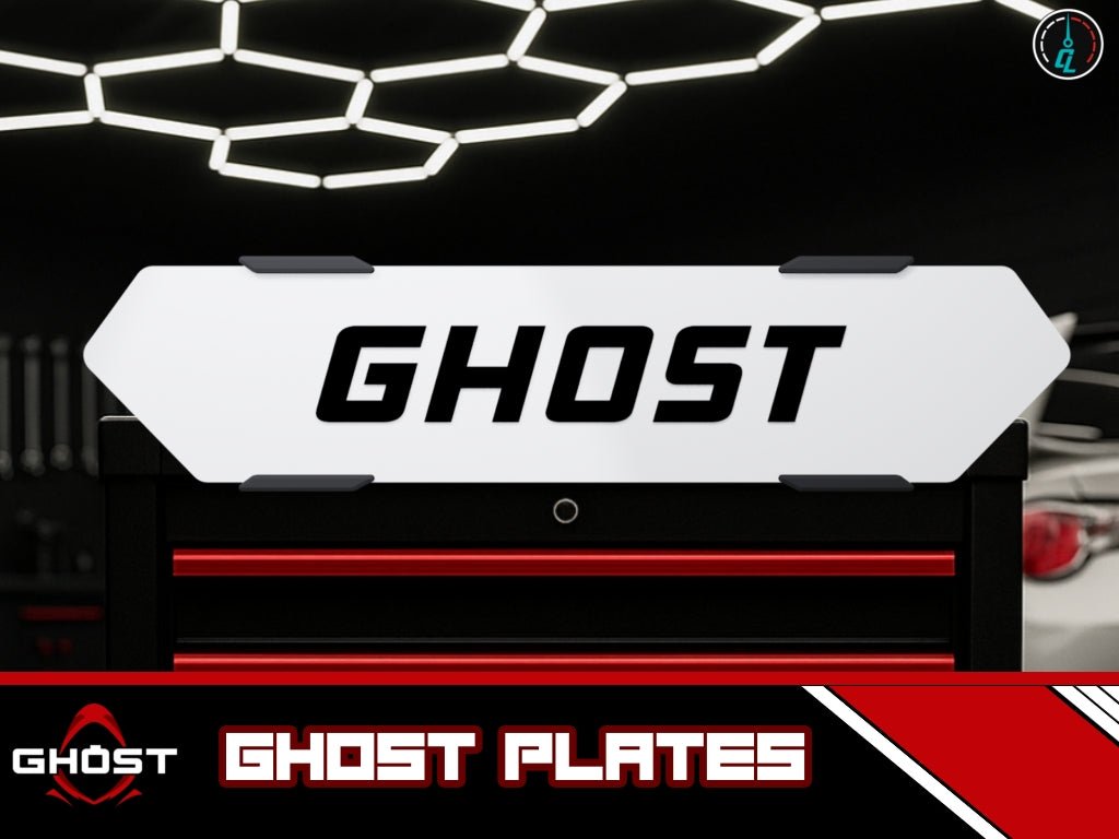 Custom Numberplates |4D Storm White Ghost Plates - UK Spec – Custom Labs